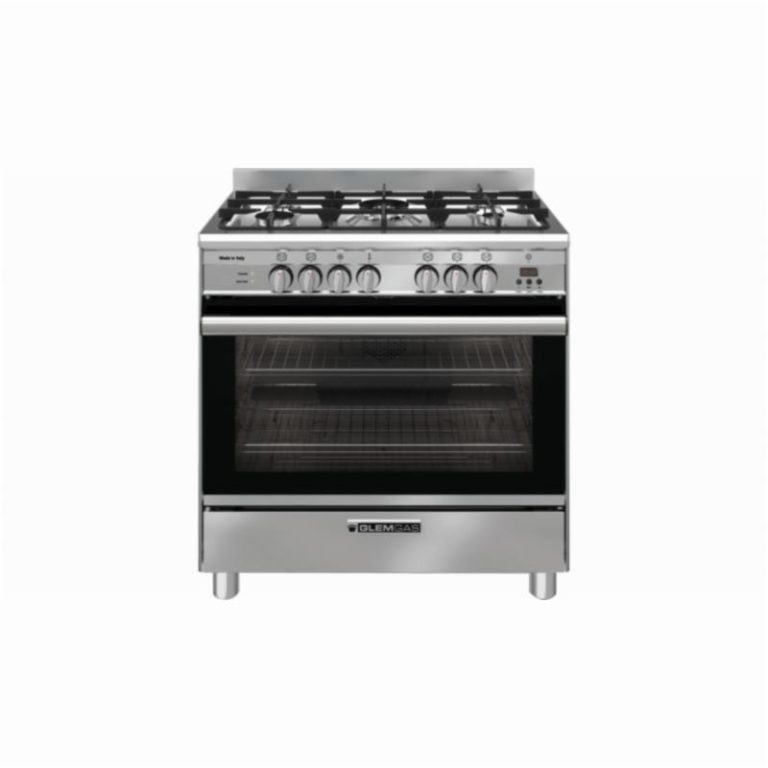 Glem 800mm Stainless Steel Freestanding Dual Fuel Cooker GA865GE